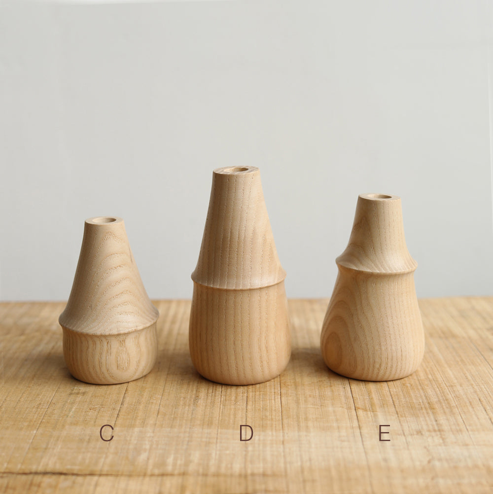 WOOD BUD VASE - ASH – bookhou